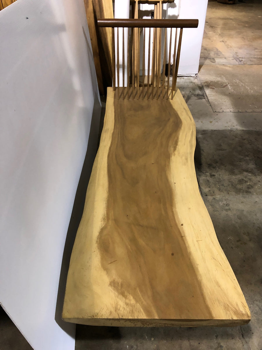 Live Edge Bench | Natural Modern Wooden Bench | Simple Unique Slab | S ...
