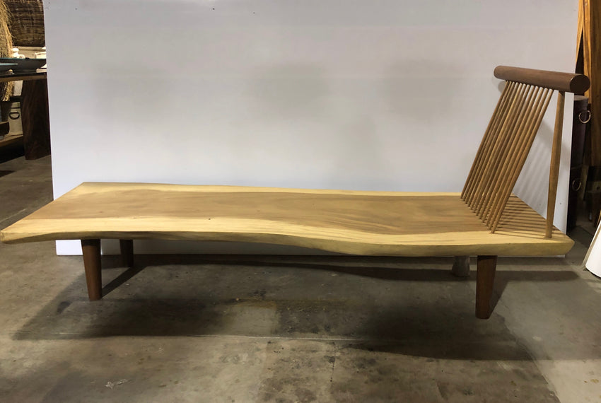 Live Edge Bench | Natural Modern Wooden Bench | Simple Unique Slab | S ...